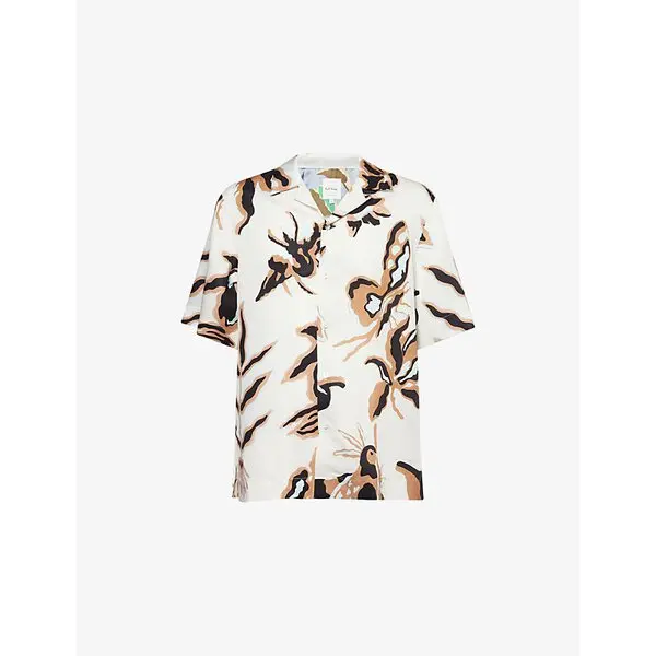 Paul Smith Graphic-print Regular-fit Woven Shirt