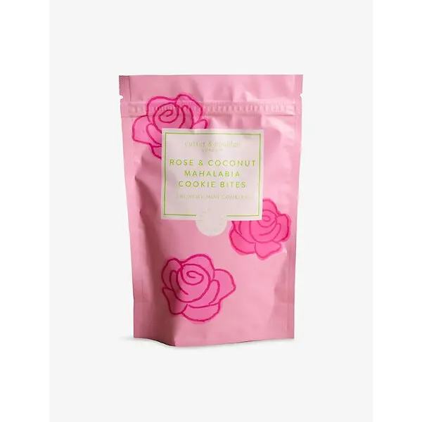 CUTTER AND SQUIDGE Rose & Coconut Mahalabia Cookie Bites 125g