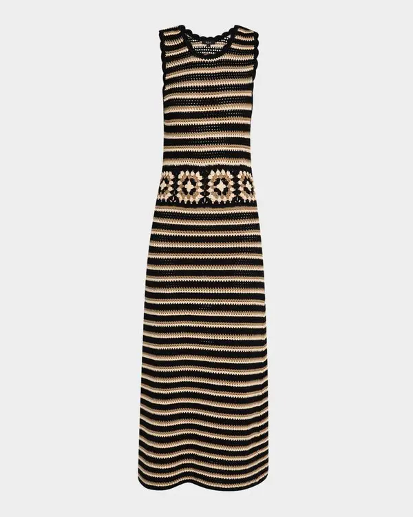Rails Coco Crochet-knit Midi Dress - Milos Crochet