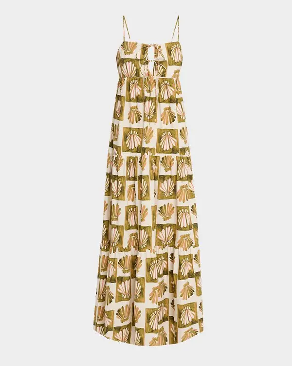 Rails Mica Tiered Maxi Dress - Checkered Shells