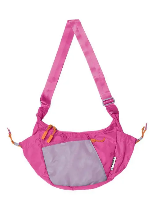 BABOON TO THE MOON Crescent Crossbody Bag - Raspberry Fizz
