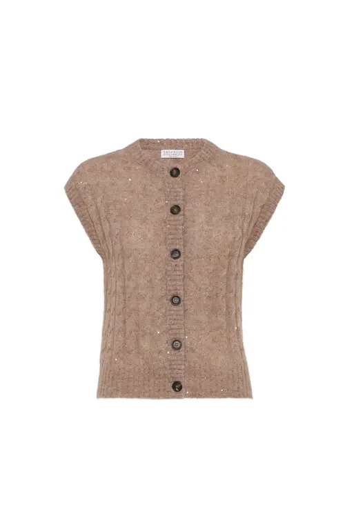Brunello Cucinelli Cable Knit Cardigan