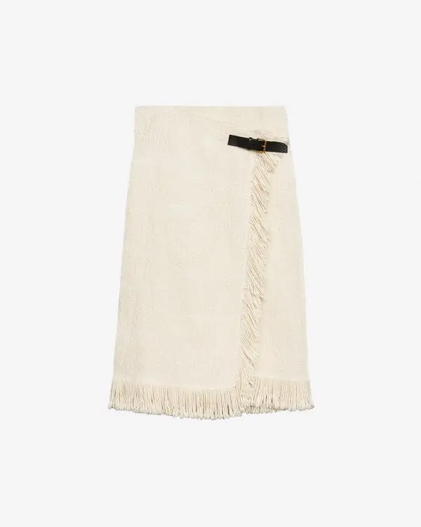 Isabel Marant Galla Wrap Skirt - Ecru