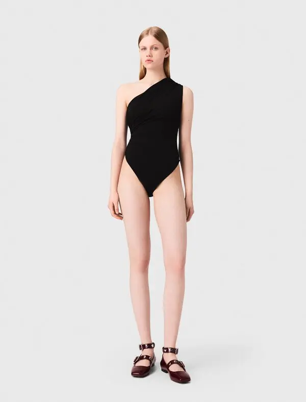 Maje Asymmetric Bodysuit