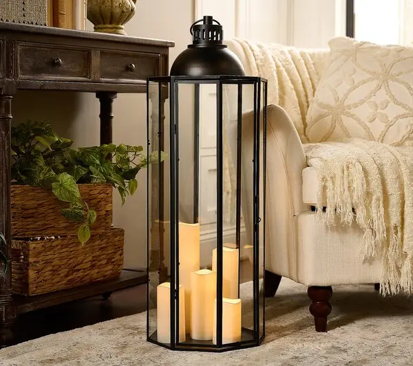 HOME REFLECTIONS Luxe Oversized 34' In/outdoor Lantern