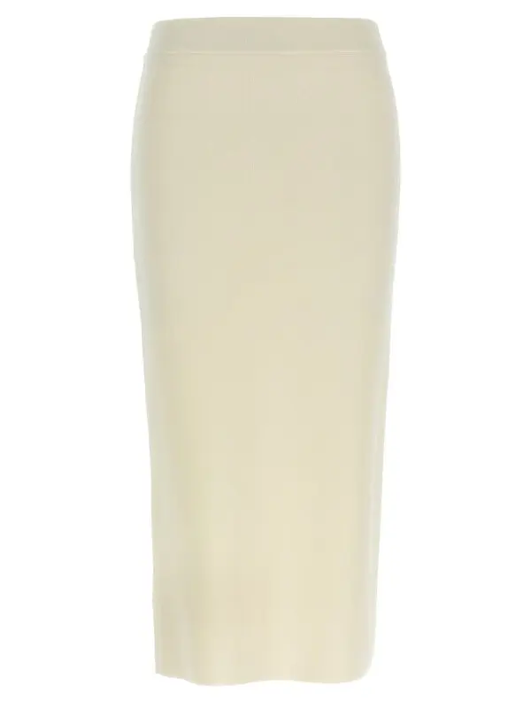 Max Mara Losanna Midi Skirt - White
