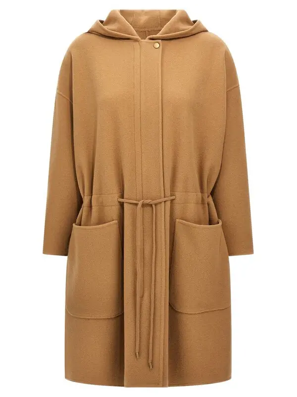 Max Mara Miele Wool And Cashmere Blend Coat
