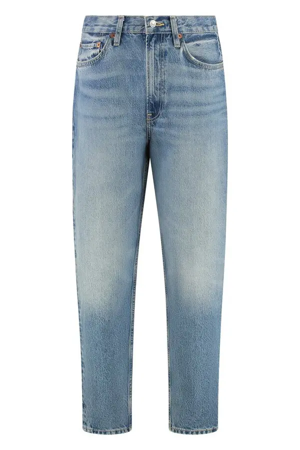 RE/DONE High-rise Boyfriend Jeans