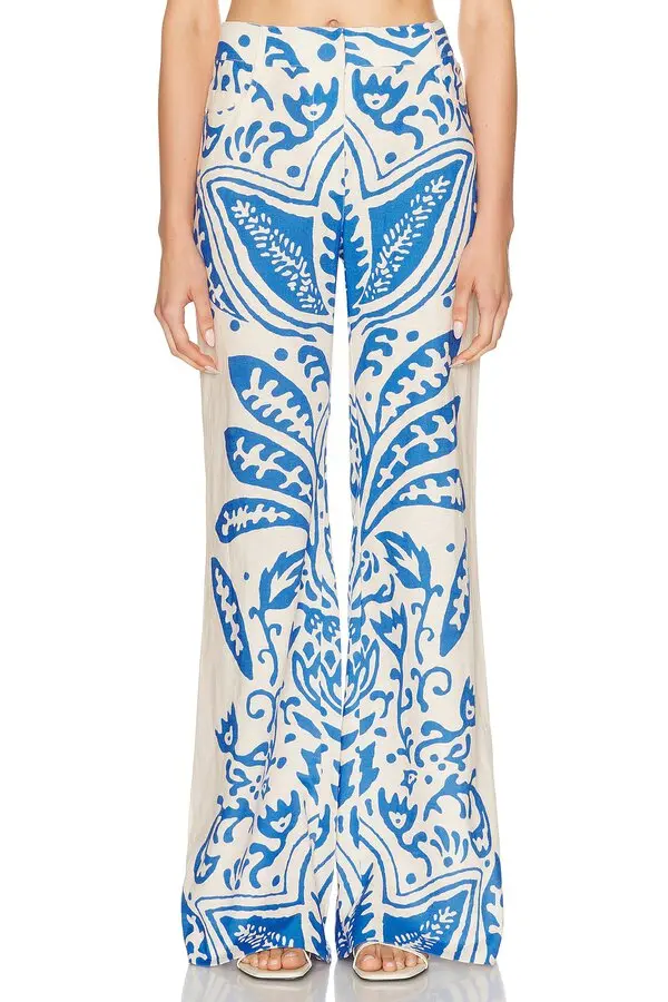 Alexis Davi Pant - Sapphire Palm