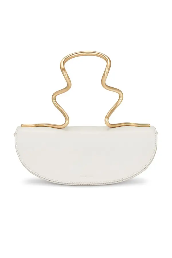 Cult Gaia Ilaria Top Handle Bag - Antique White