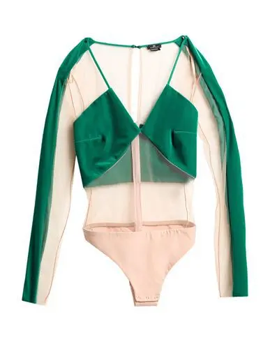 Elisabetta Franchi Bodysuit In Polyester, Elastane, And Polyamide