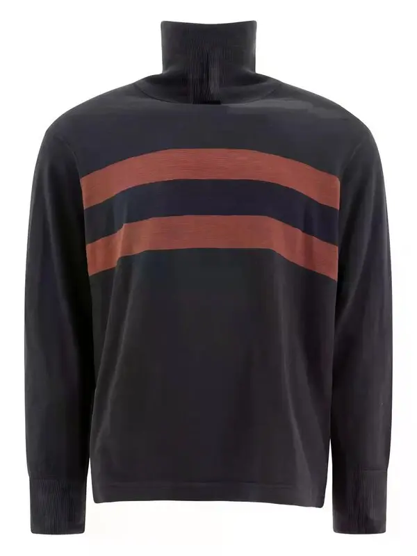Ralph Lauren Cotton Striped Turtleneck Sweatshirt