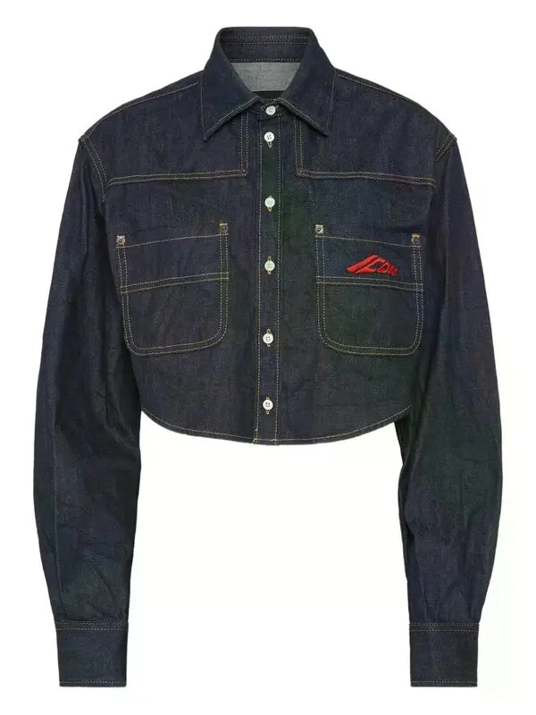 Dsquared2 Cropped Denim Shirt