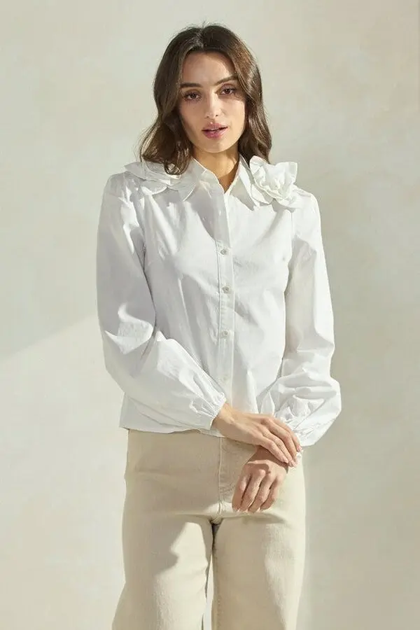 JUPE NYC Applique Long Sleeve Top
