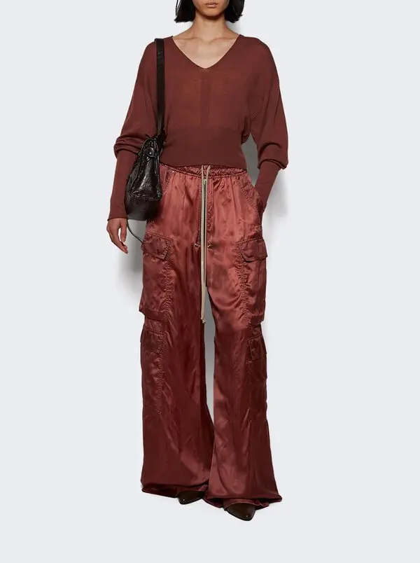 Rick Owens Cargobelas Trousers - Red