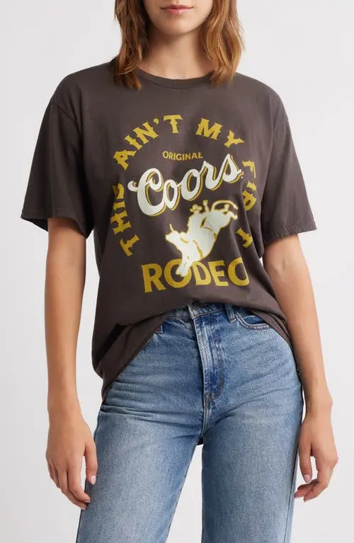 Junk Food Coors Rodeo Graphic T-shirt - Coffee