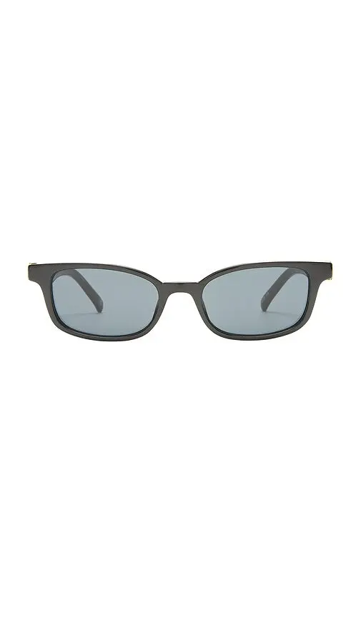 Le Specs Confidential Sunglasses - Black & Smoke Mono