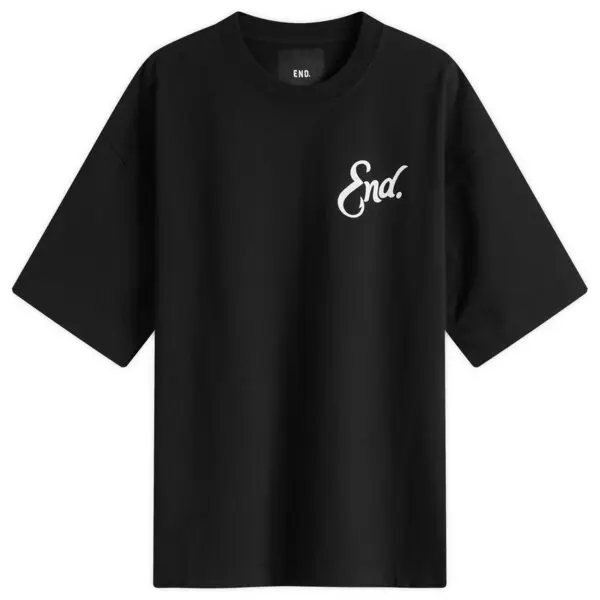 END. Coastal Fish Bar T-shirt - Black