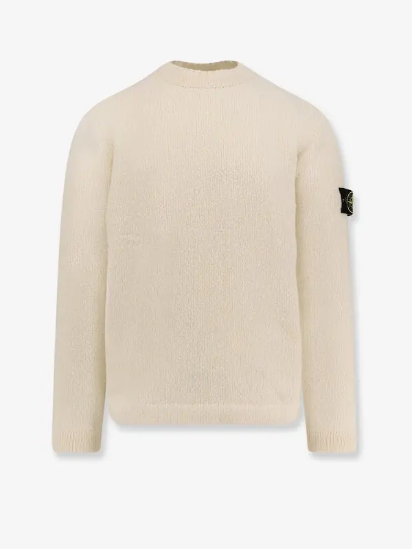 Stone Island Wool Blend Long Sleeve Sweater