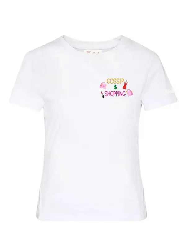 MC2 SAINT BARTH Embroidered Cotton T-shirt