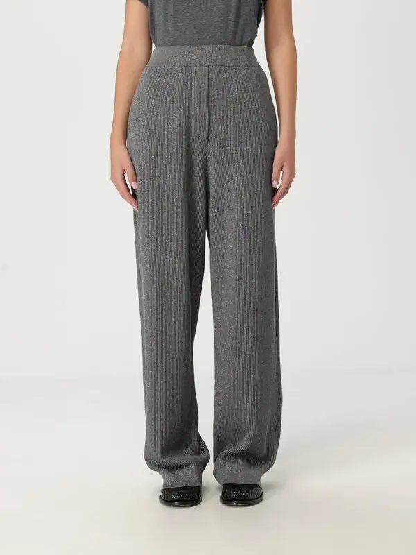 Brunello Cucinelli Wide Leg Pants - Grey