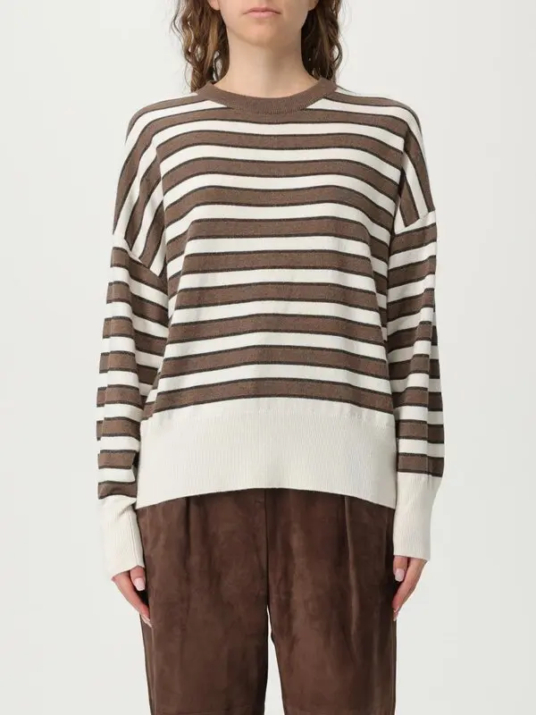 Brunello Cucinelli Striped Pullover Sweater