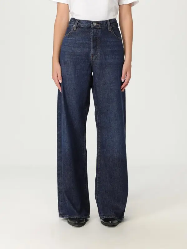 FRAME Wide Leg Jeans - Denim