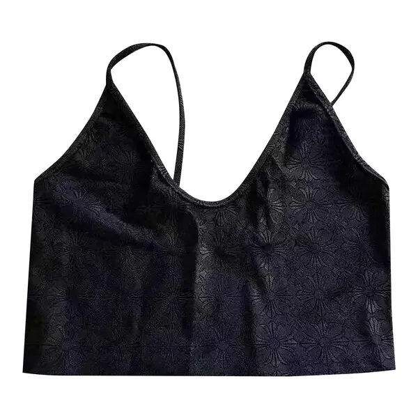 Chrome Hearts Cross Motif Cropped Tank Top
