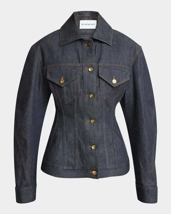 Givenchy Cocoon-sleeve Denim Jacket
