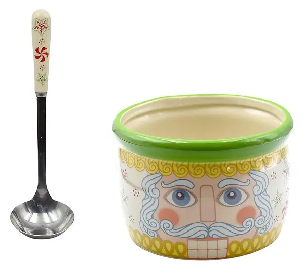 TEMP-TATIONS Seasonal Punch Bowl With Serving Spoon
