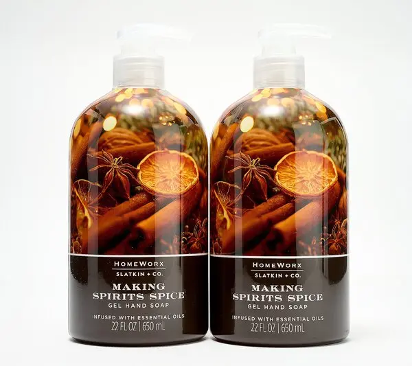 HOMEWORX BY SLATKIN + CO. S/2 22oz Making Spirits Spice