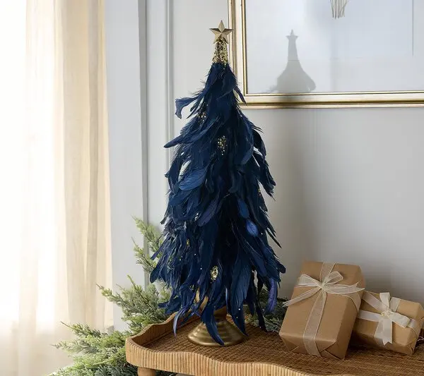 FIERCE HOME 24' Tabletop Feather Tree