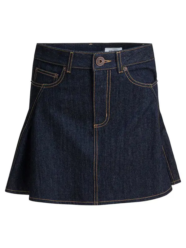 Alexander McQueen Denim Skirt - Blue
