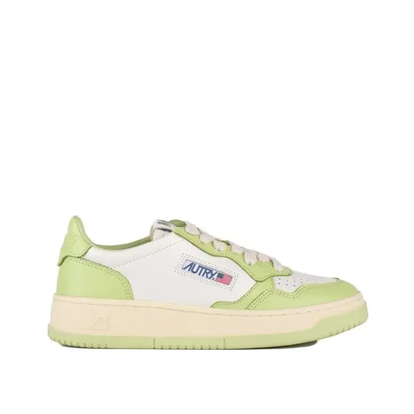 AUTRY Medalist Low Sneakers - White, Green