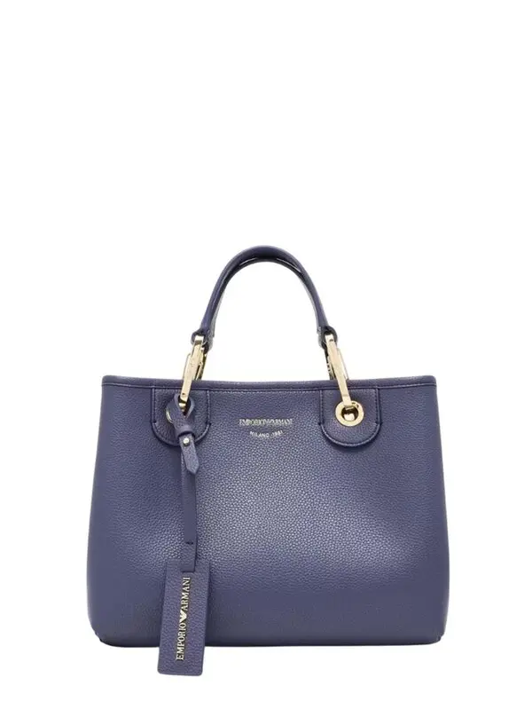 Emporio Armani Handheld Bag - Mirtillo/taupe
