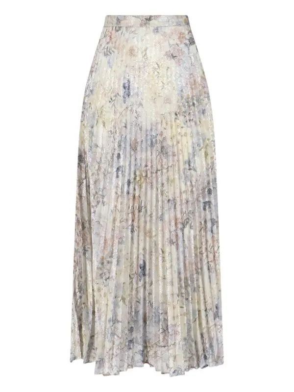 Golden Goose Pleated Midi Skirt - Multicolour
