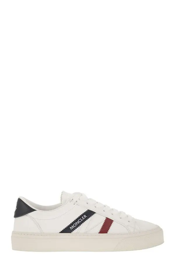 Moncler Monaco Leather Trainers