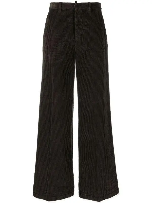Dsquared2 Wide-leg Corduroy Trousers - Multicolor