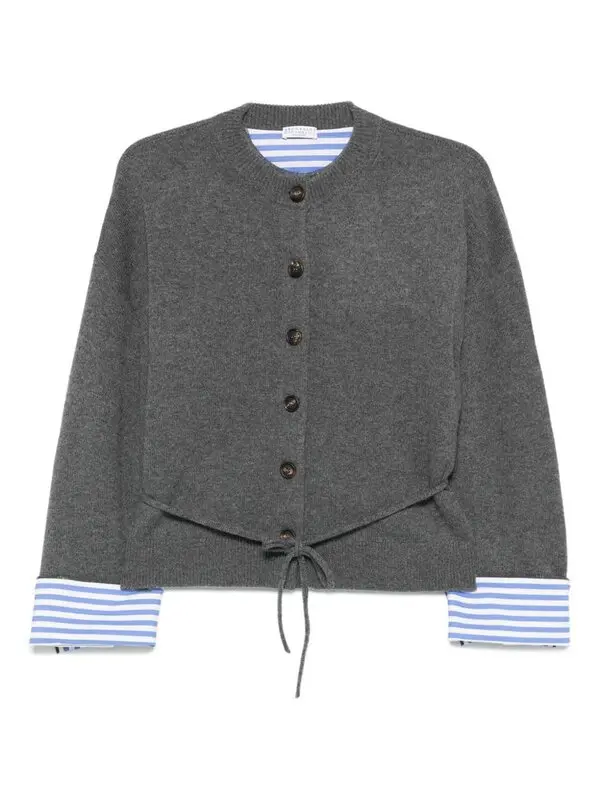 Brunello Cucinelli Cardigan - Grey