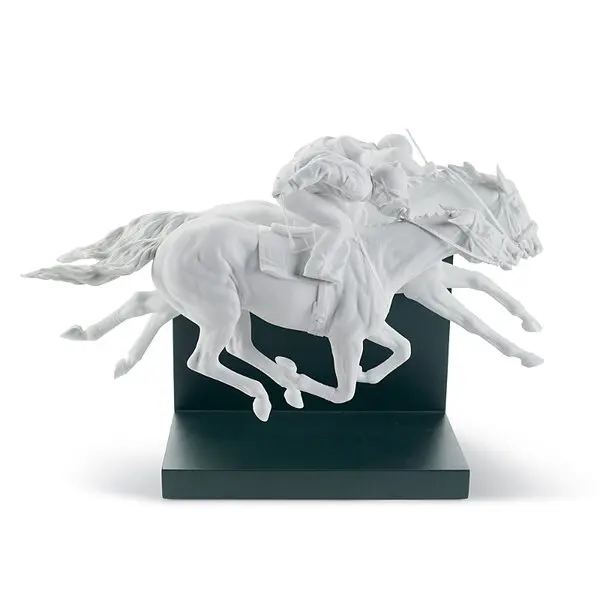 LLADRO Horse Race Sculpture - Multi