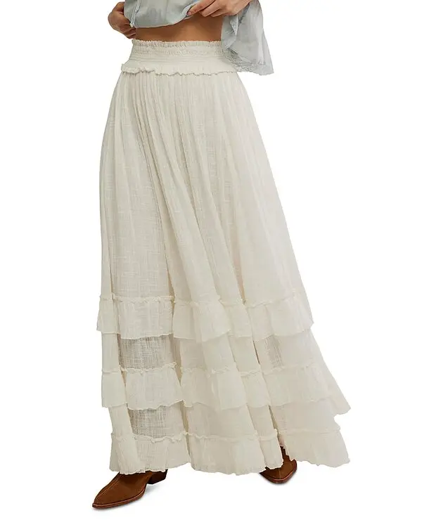 Free People Brynn Maxi Skirt - White