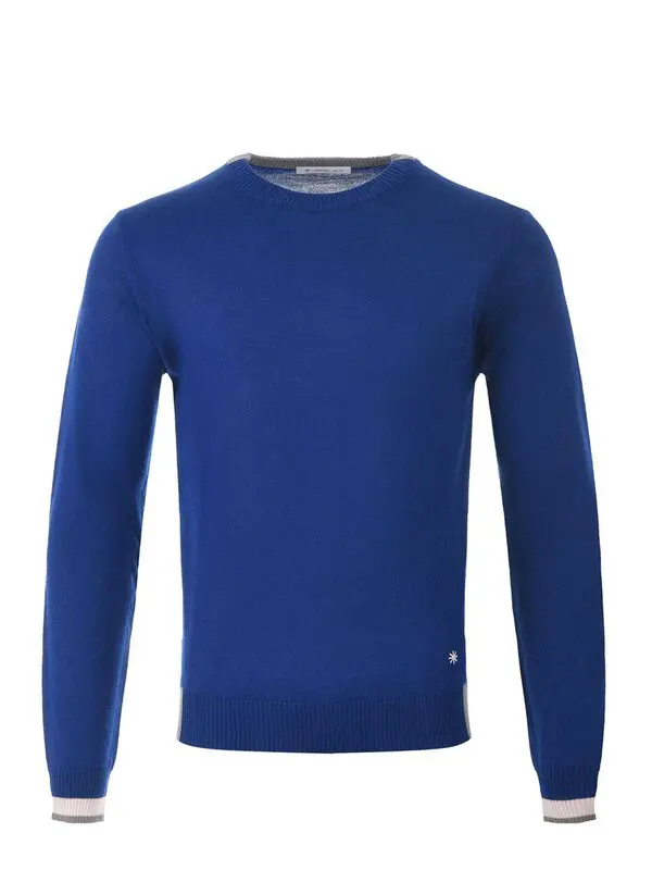 MANUEL RITZ Sweater - Blu Cobalto