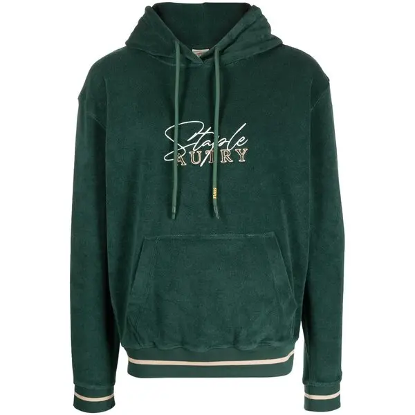 AUTRY Cotton-blend Terry Sweatshirt - Green
