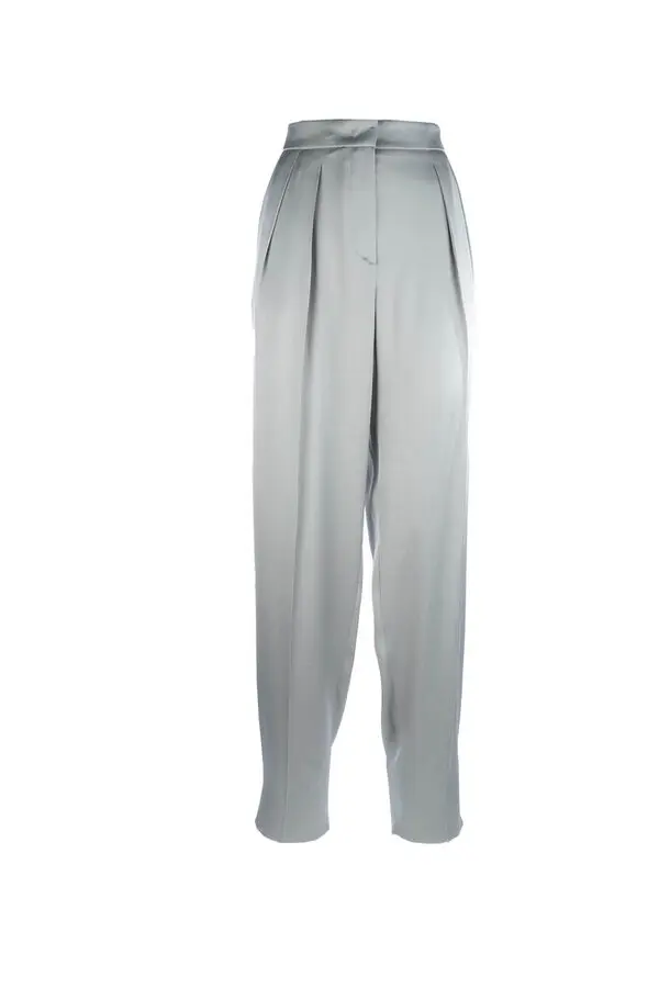 Giorgio Armani Silk Satin Trousers