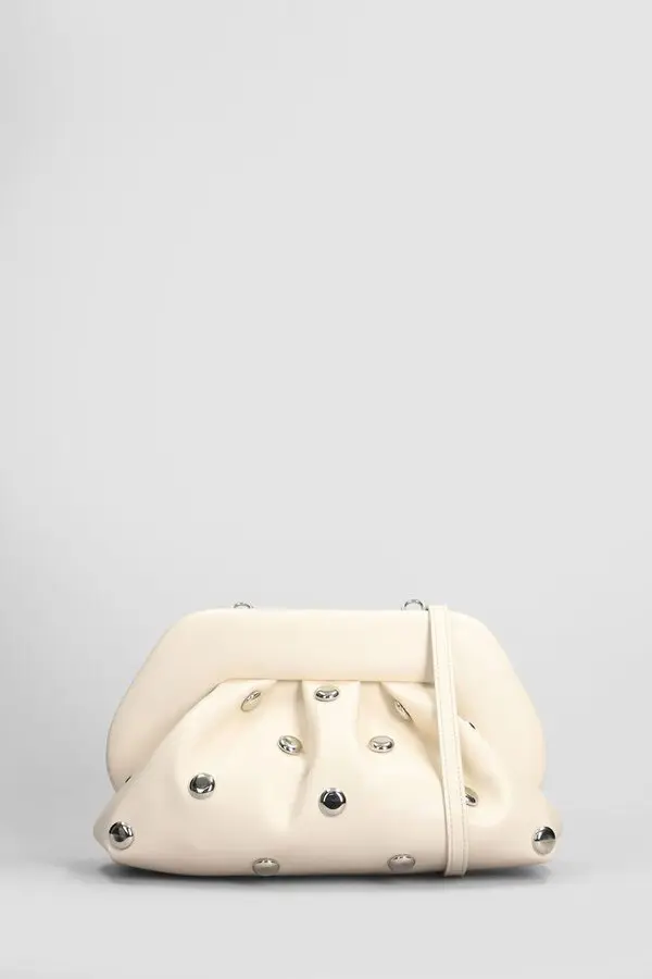 THEMOIRE Tia Beads Clutch - Beige