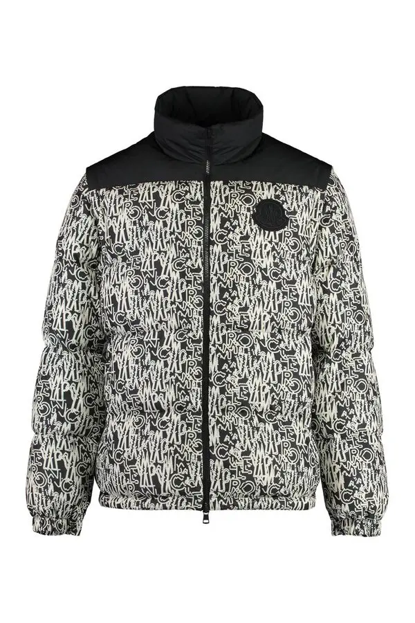 Moncler Chubasco Full Zip Down Jacket - Black