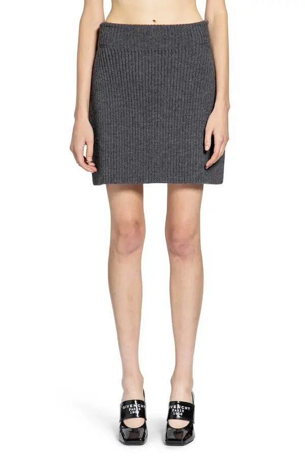 Givenchy Fitted Mini Skirt - Grey