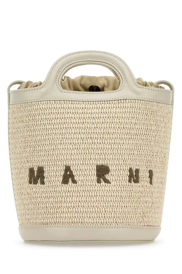 Marni Tropicalia Bucket Bag - White