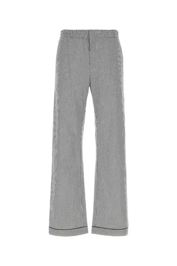 Prada Embroidered Poplin Pant