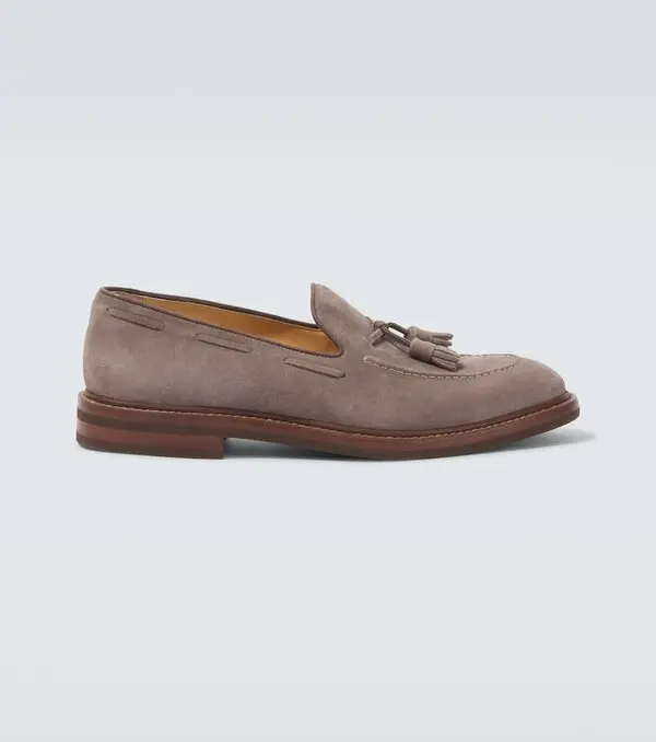Brunello Cucinelli Suede Loafers